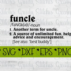 Father's Day | Funcle Svg | Funcle Definition Svg, Dxf, Eps, Png ...
