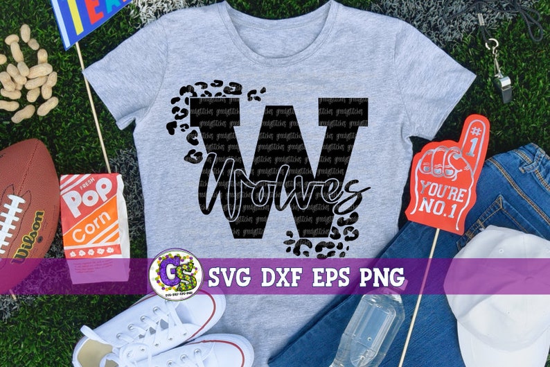 Wolves W SVG Wolves Svg Dxf Eps Png. Go Wolves Svg Wolves - Etsy