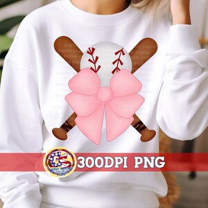 Baseball Pink Coquette Bow Png | Baseball Bow Png | Pink Bow Baseball ...