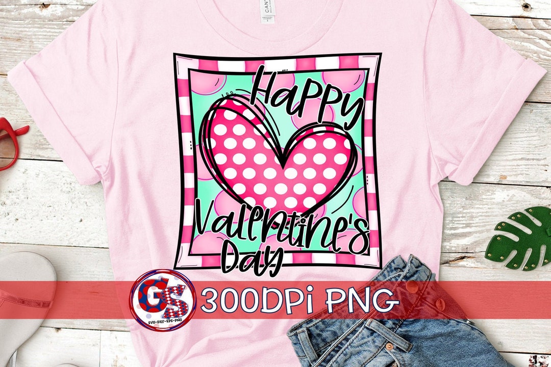 Happy Valentine's Day Png for Sublimation. Valentine's Day Png ...