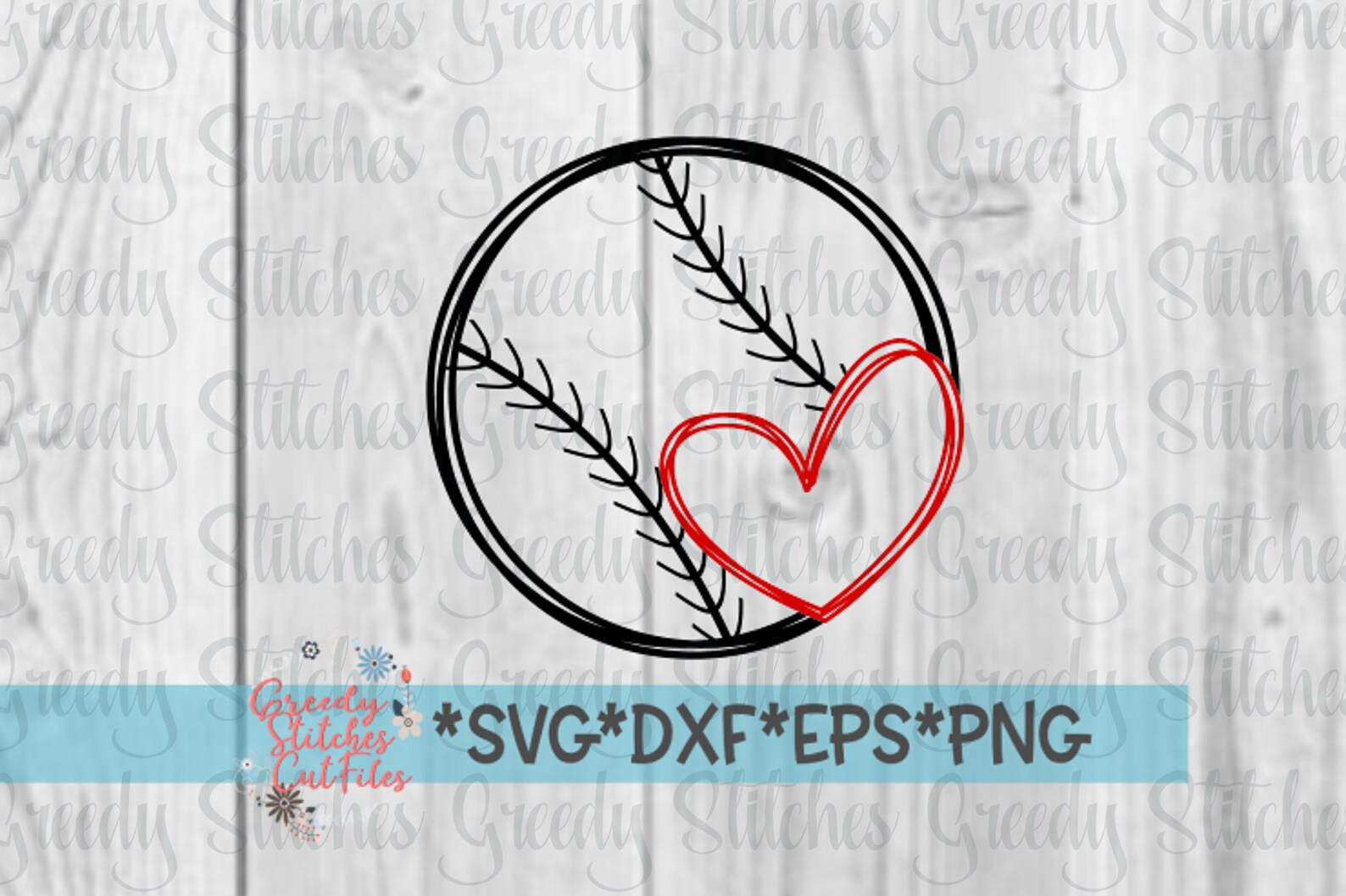 Baseball Heart Svg Eps Dxf Png Baseball Dxf Baseball Svg | Etsy