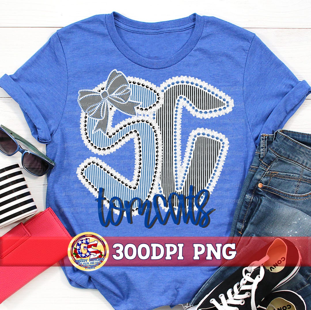 Stone County Tomcats PNG | Seersucker Ruffles Pearls Png | Tomcats Png ...