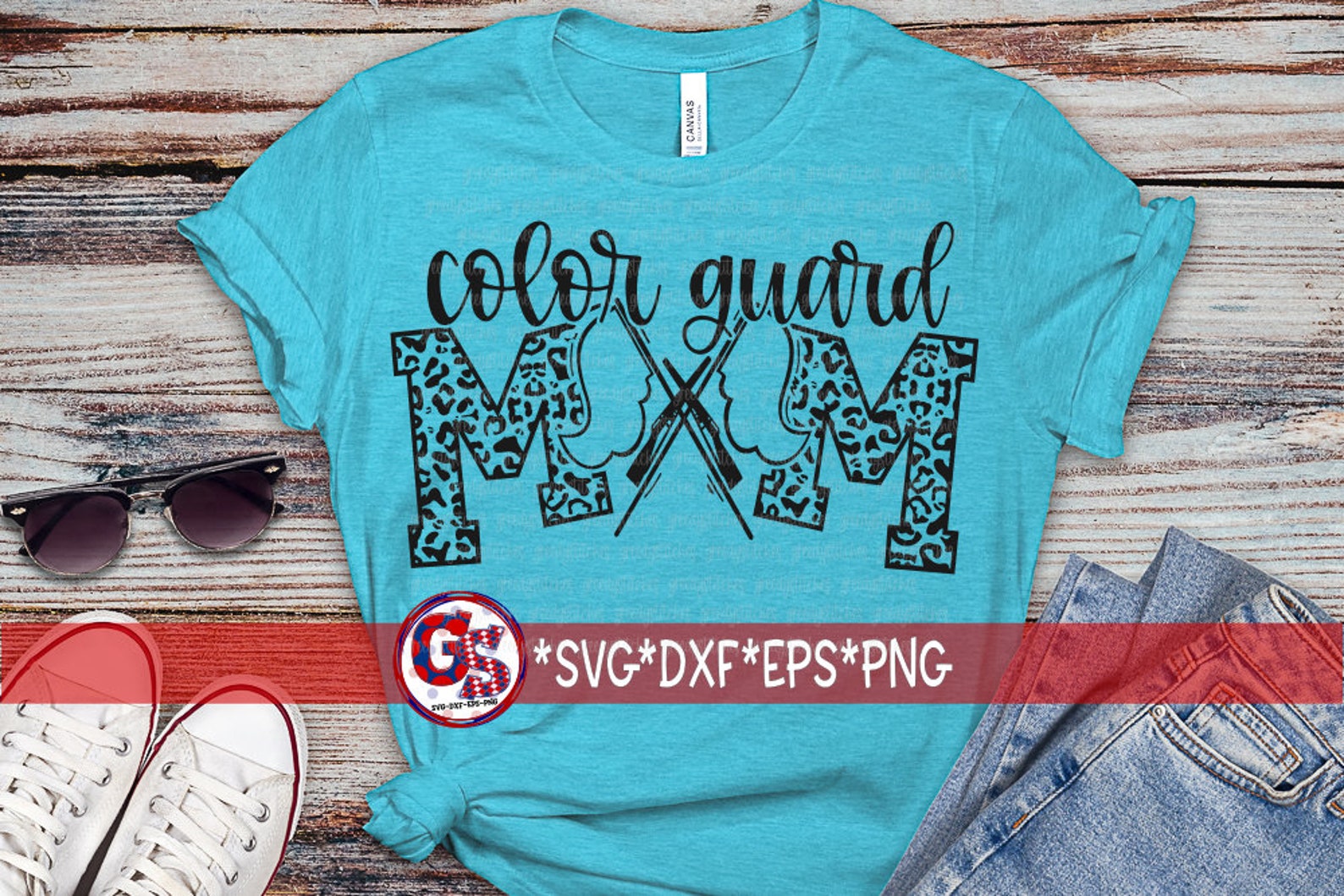 Color Guard Mom Svg Dxf Eps Png | Color Guard Dxf | Color Guard Mom Svg ...