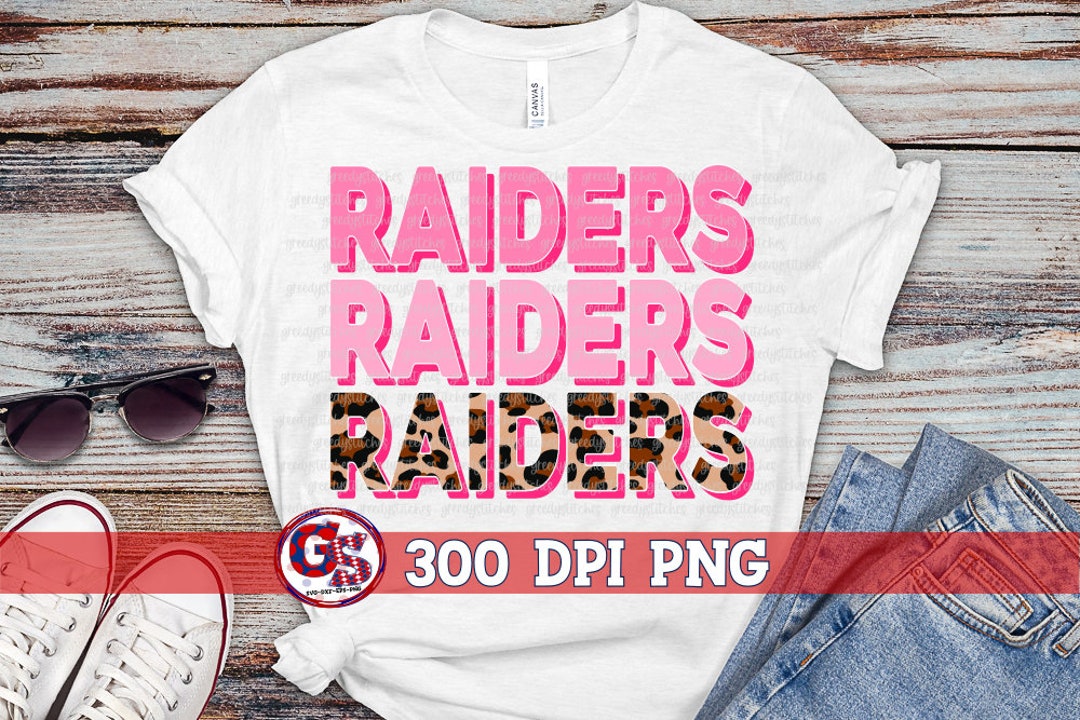 Raiders Breast Cancer Awareness Pink Leopard PNG Sublimation | Raiders ...