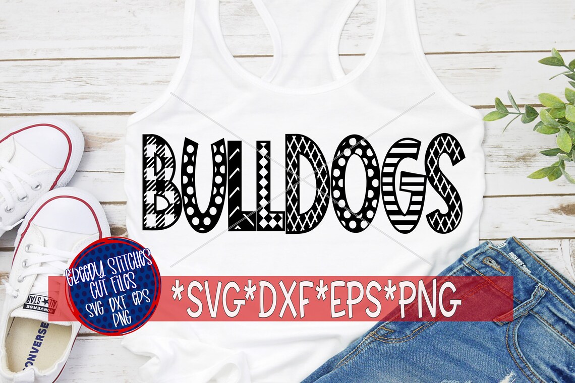 Bulldogs SvG Bulldogs svg dxf eps png. Bulldogs word art SvG | Etsy