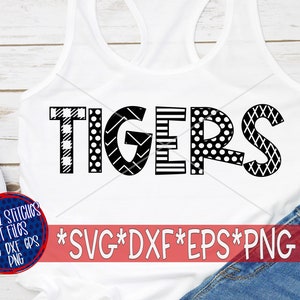 Tigers Svg Tigers Svg Dxf Eps Png. Tigers Word Art Svg Tigers Dxf ...