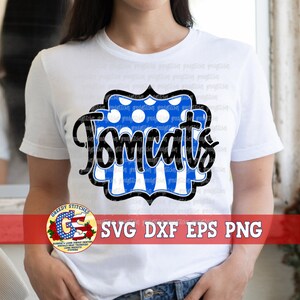 Tomcats Frame Svg Dxf Eps Png | Stone County SVG Svg | Tomcats SVG ...