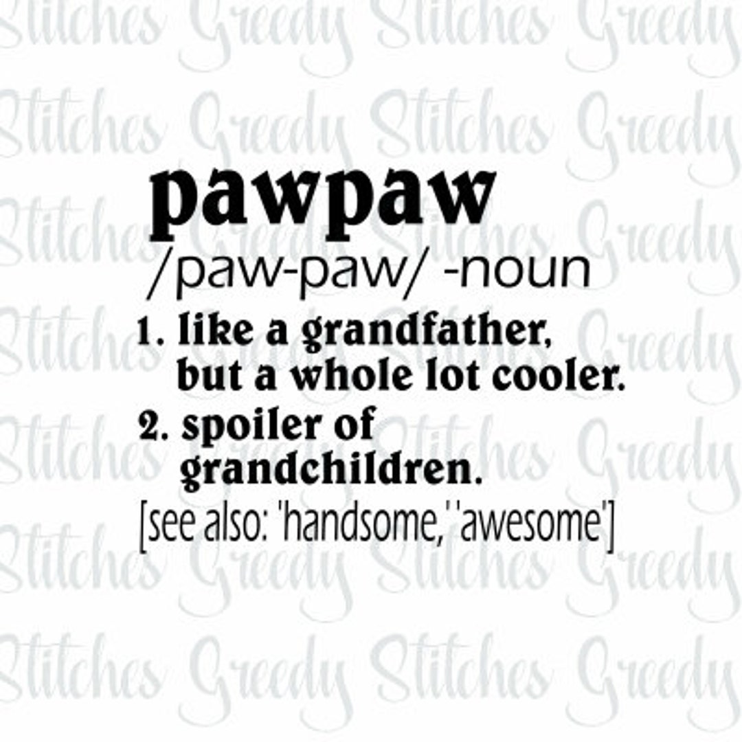 Father's Day | Pawpaw | Pawpaw Definition Avg, Dxf, Eps, Png, Wmf ...
