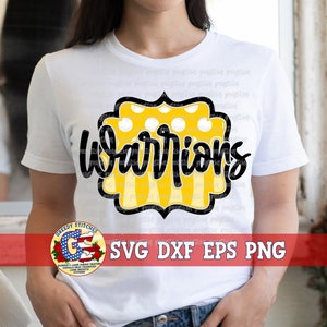 Warriors Frame Svg Dxf Eps Png Warriors Svg Warriors Png Diberville ...