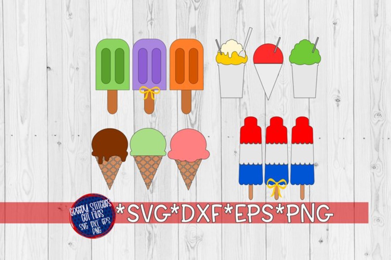 Snow Cone Popsicle Snow Ball SVG Bundle Sno Cone SVG | Etsy Canada