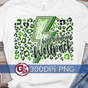 West Wortham Wolfpack Lightning Bolt PNG for Sublimation | West Wortham ...