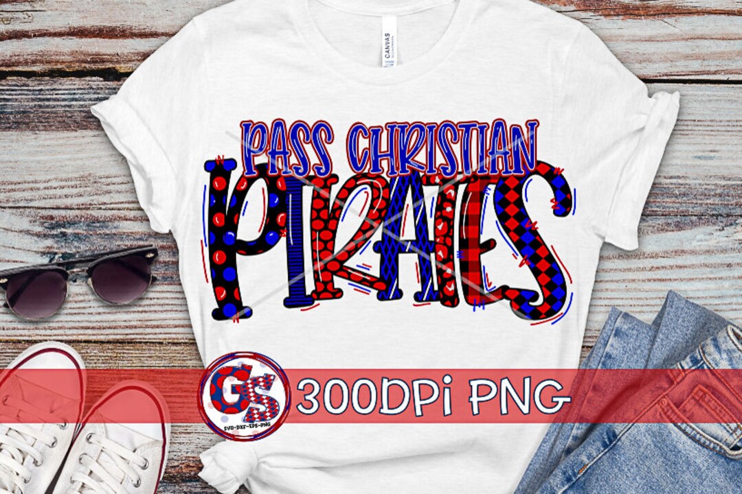 Pass Christian Pirates PNG Sublimation | the Pass Png | Pass Christian ...