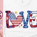 July 4th PNG Patriotic Love Png Independence Day Png - Etsy
