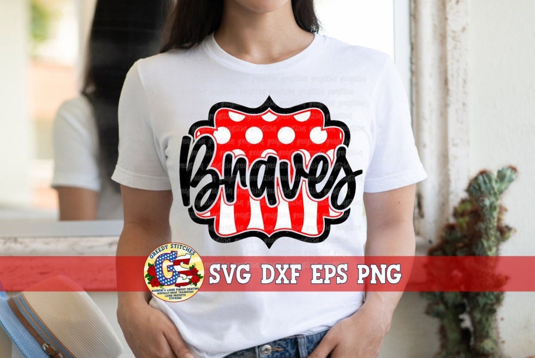 Braves Frame Svg Dxf Eps Png | Go Braves Svg | Braves Svg | Braves Dxf ...