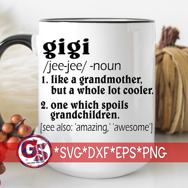 Gigi Definition Svg - Etsy