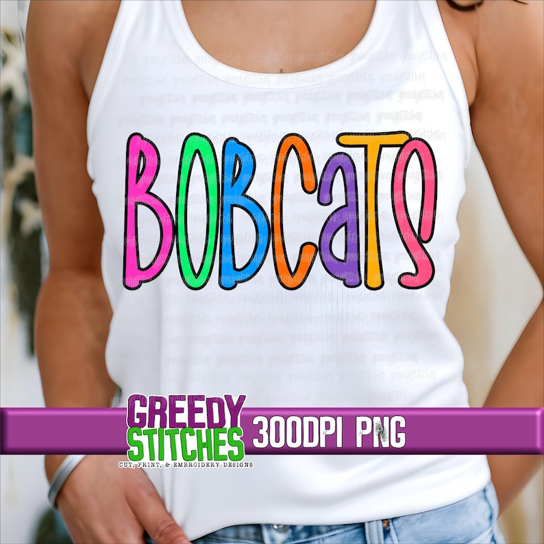 Neon Bobcats PNG | Go Bobcats Png | Bel-aire Elementary Png | Bobcats ...