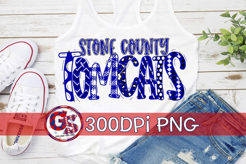Stone County Tomcats PNG for Sublimation Tomcats Png Stone | Etsy