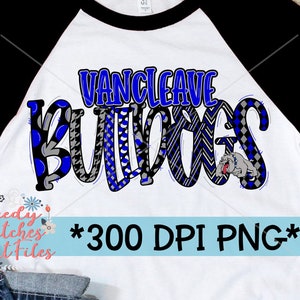 Vancleave Bulldogs PNG for Sublimation | Vancleave Mississippi Png ...