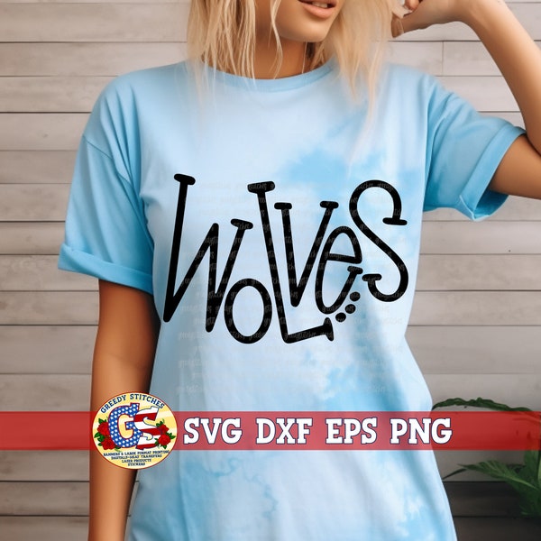 Wolf Svg File - Etsy