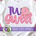 Two Sweet Donut Png Sublimation. 2nd Birthday Png Donut Birthday Png ...