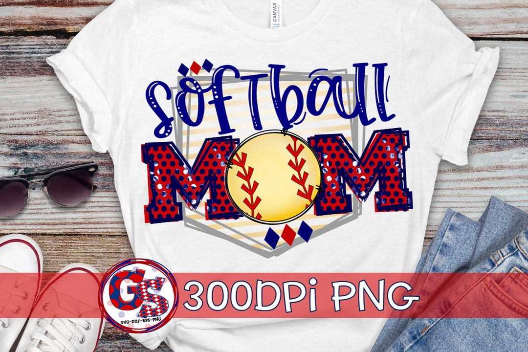 Softball Mom Png | Softball Mom Homeplate Png Sublimation | Softball ...