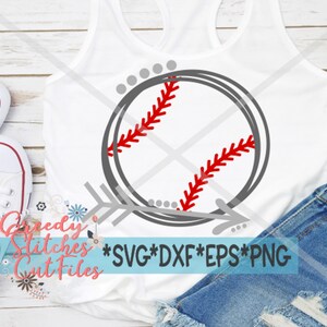 Baseball Softball Svg Eps Dxf Png Baseball Arrow Dxf - Etsy