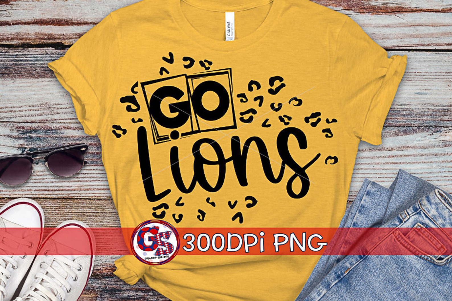 Lions Svg Go Lions Svg Dxf Eps Png. Lions School Spirit Svg - Etsy