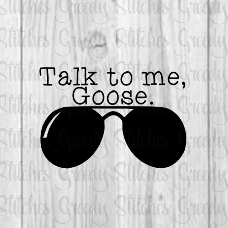 Talk to Me Goose. Svg Dxf Eps Png. Goose Svg Goose Dxf | Etsy