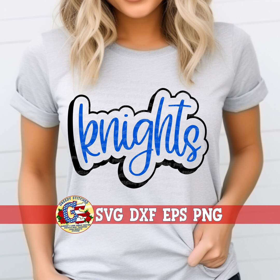 Knights Svg | Knights Outline Svg Dxf Eps Png | Go Knights Svg | Go ...