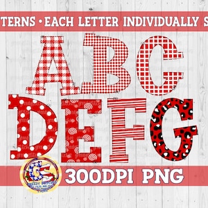 Red Spirit Alpha PNG Sublimation. Red Alphabet A to Z Png | Red Upper ...