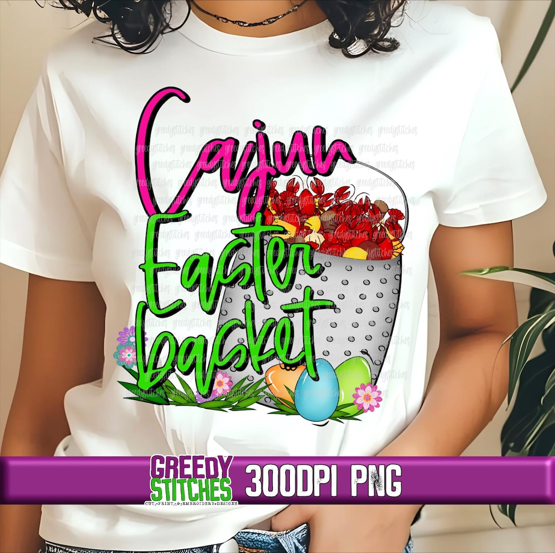 Cajun Easter Basket PNG | Easter Crawfish Png | Cajun Easter Png ...