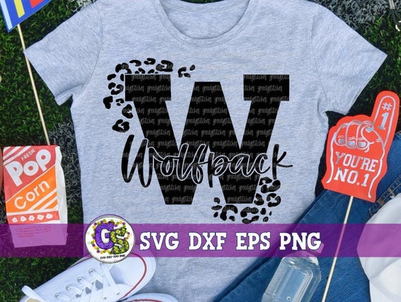 Wolfpack W Svg Wolfpack Svg Dxf Eps Png. Wolfpack Svg - Etsy