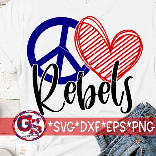 Rebels Football SVG File - Etsy
