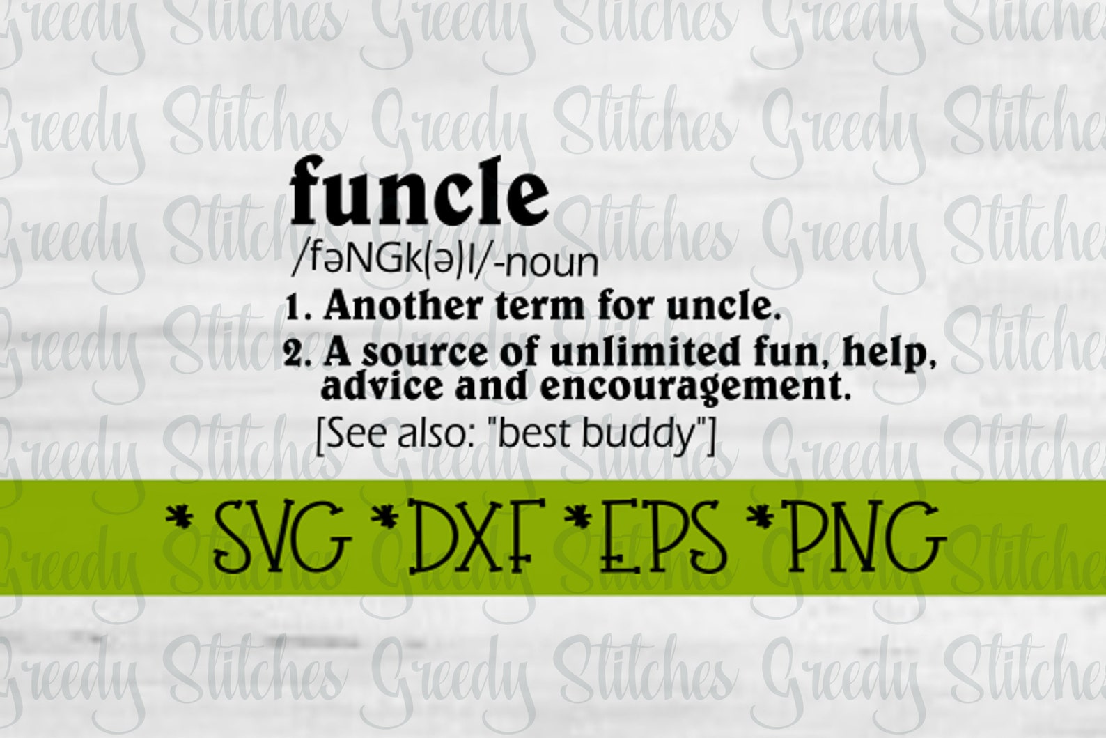 Father's Day Funcle Svg Funcle Definition Svg Dxf - Etsy