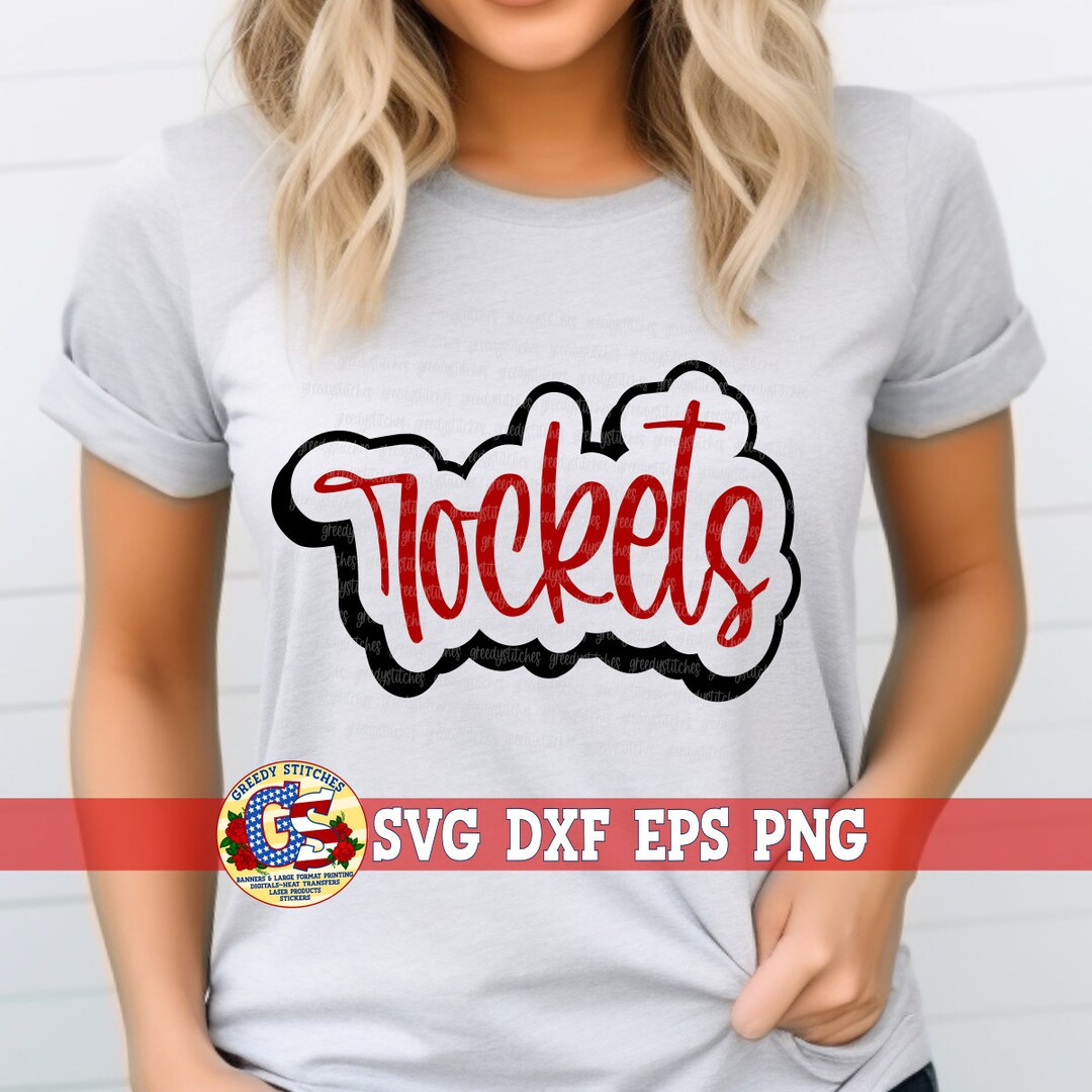Rockets Outline Svg Dxf Eps Png. Preppy Rockets Mascot Svg Go Rockets ...