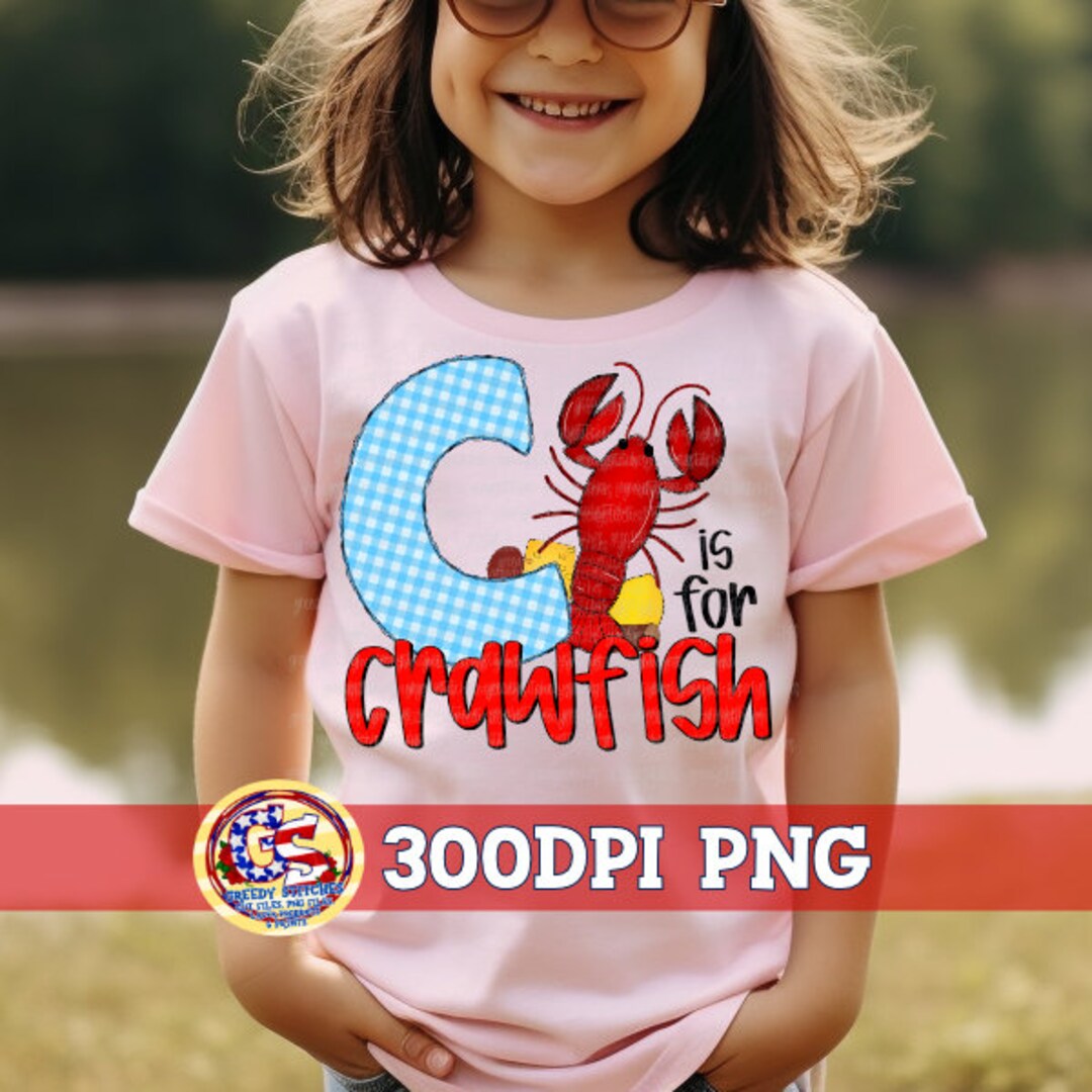 C is for Crawfish Png | Crawfish Png | Crawfish PNG File | Cajun ...