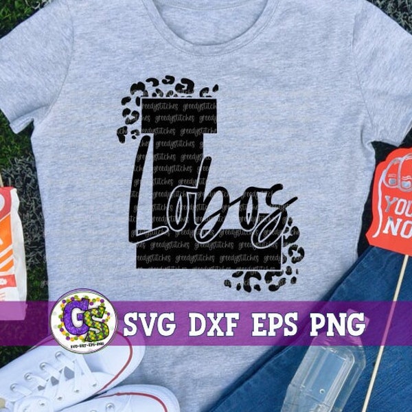 Longview Lobos Svg - Etsy