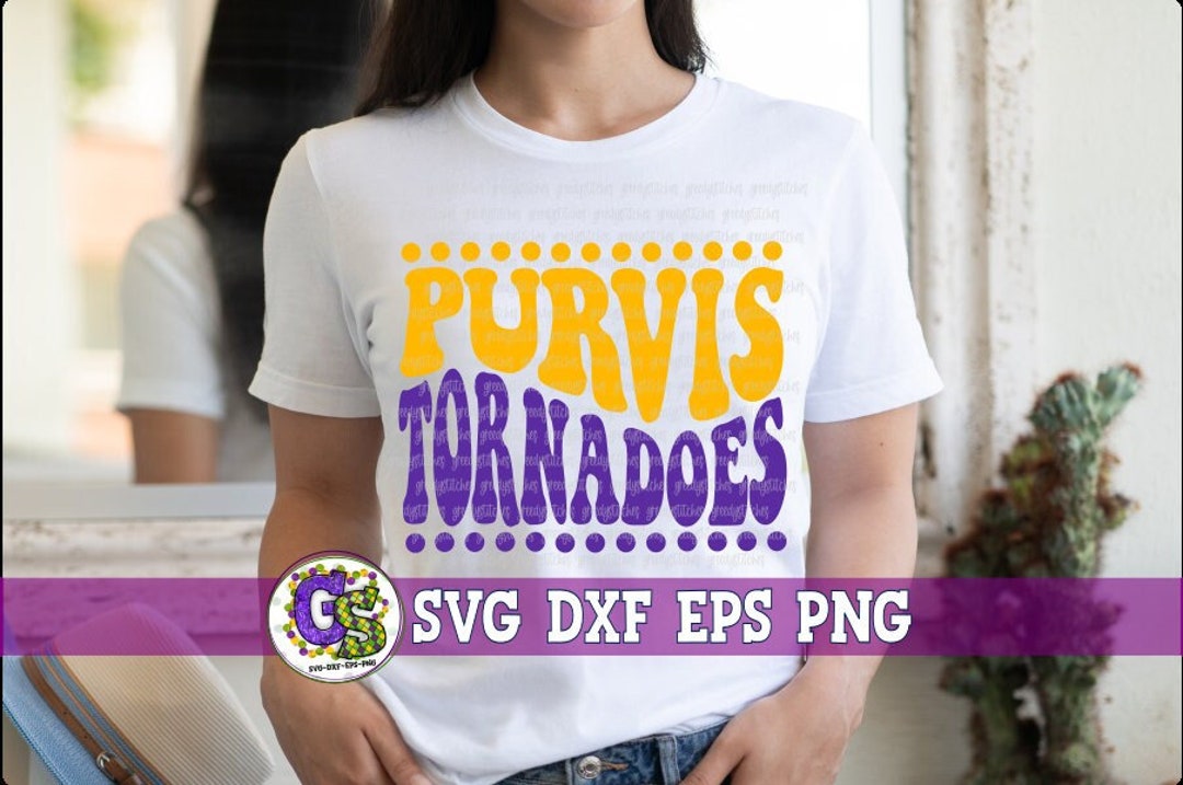 Purvis Tornadoes Groovy Wave Svg Dxf Eps Png. Go Purvis Tornadoes Svg ...