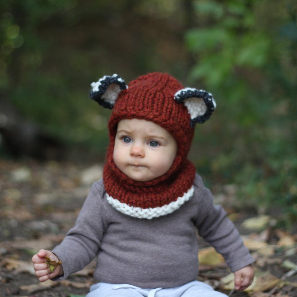 KNITTING PATTERN the Fox Balaclava - Etsy Canada