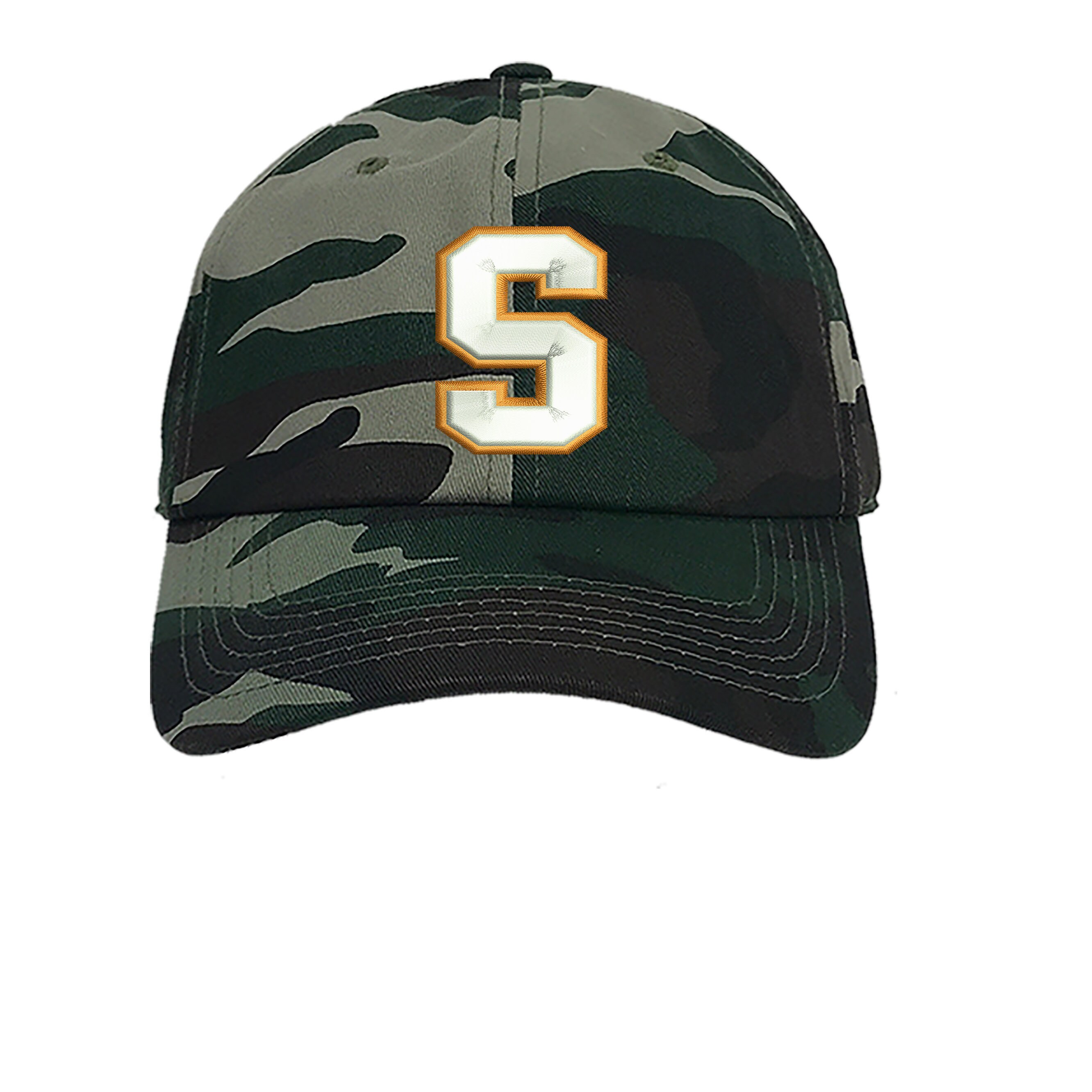 Varsity Letter Custom Letter Dad Hat, Embroidered Varsity Letter Dad ...