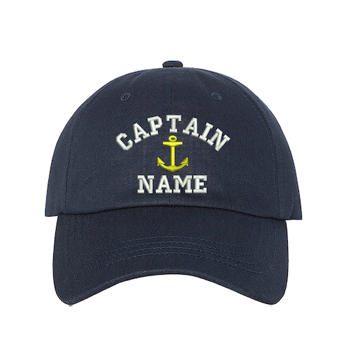 Personalized Captain Hat Custom Vintage Baseball Cap - Etsy