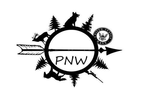 Pacific Northwest US Navy SVG | Etsy