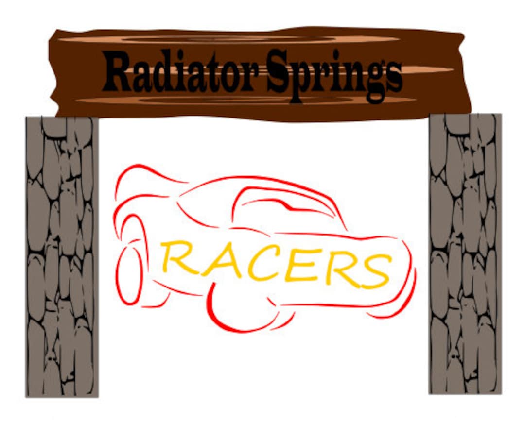 Radiator Springs Racers Cars Land SVG - Etsy