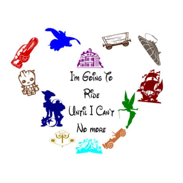 Disneyland Ride Svg - Etsy