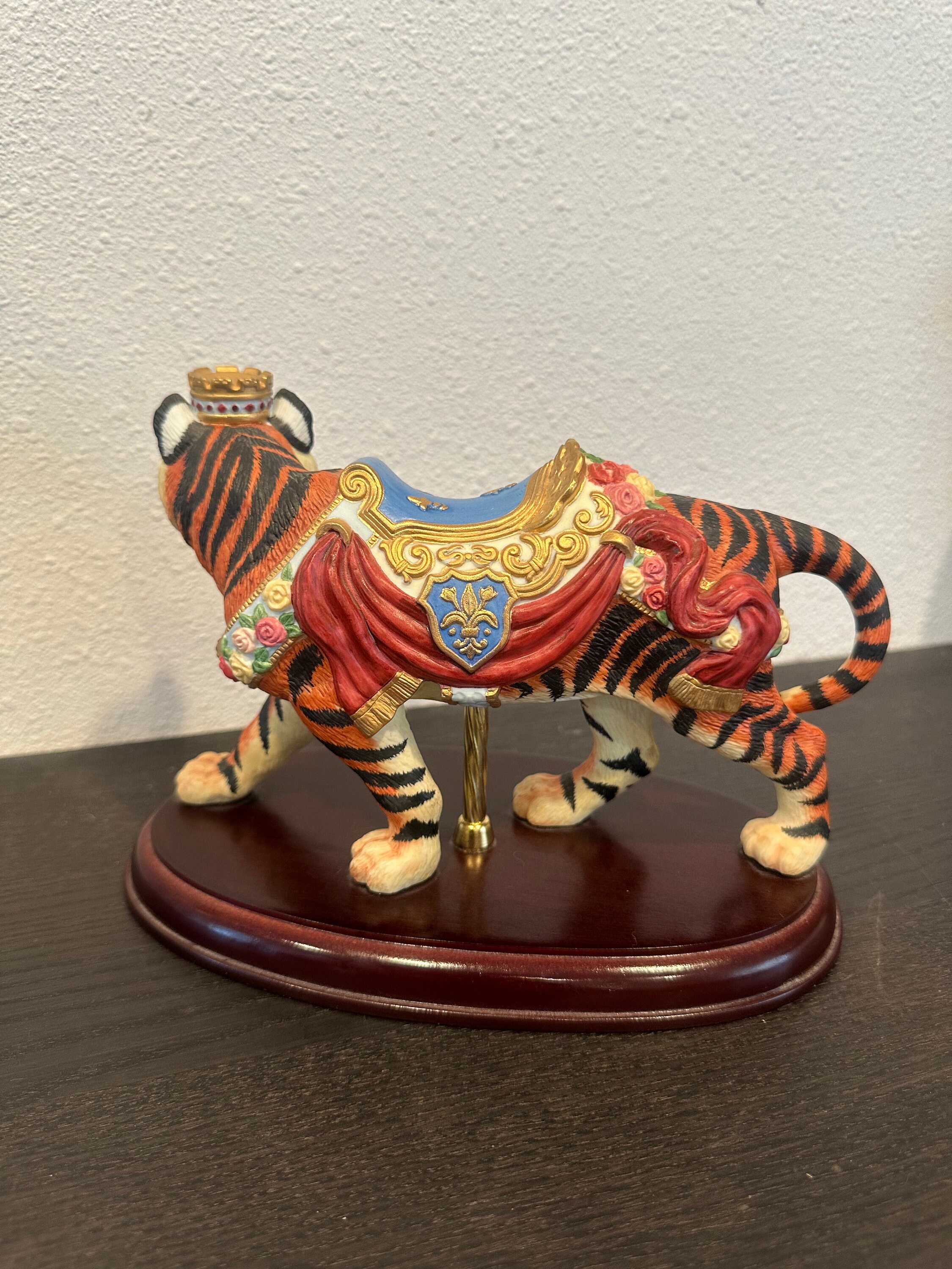 Vintage 1995 Lenox Carousel Rare Limited Edition TIGER KING - Etsy