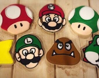 Mario cookies | Etsy