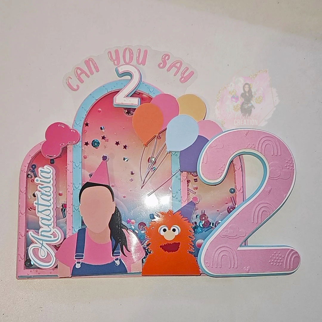 Rachel Themed Cake Topper - 3D Delight WITH Shaker, Lights & Name ...