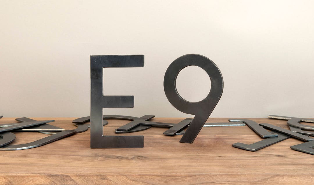 Monogram Metal Letter, Metal Monogram, Metal Letter for Sign, Shelf ...
