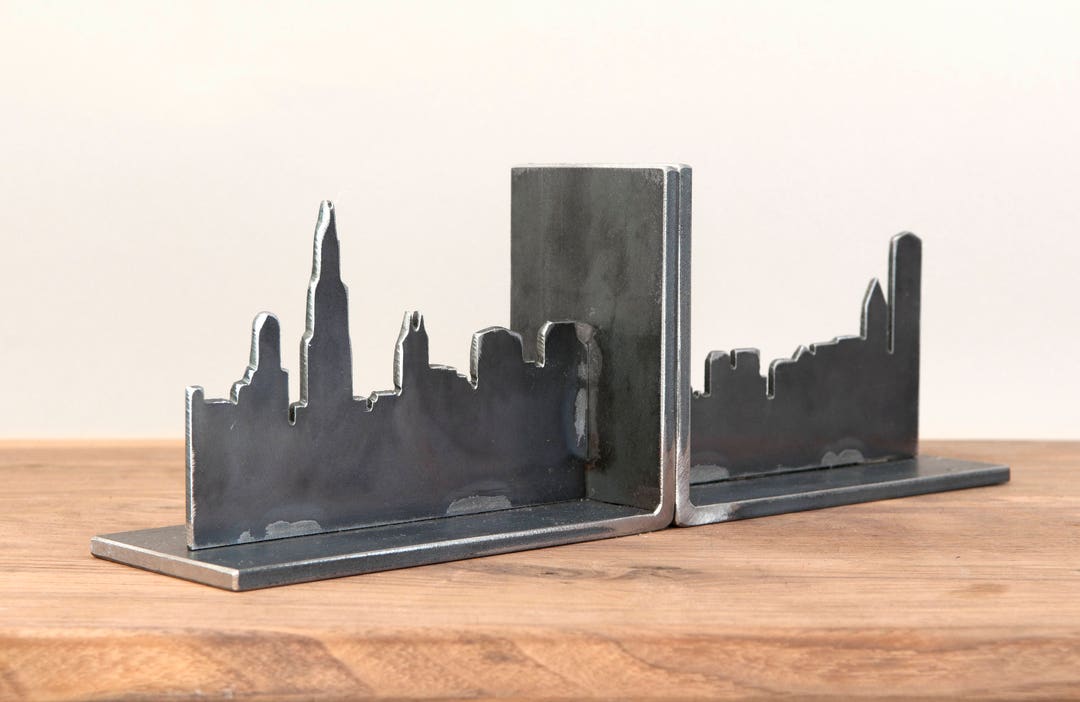 Chicago Home Decor, Chicago Bookends, Cityscape Bookends, Chicago Lover ...