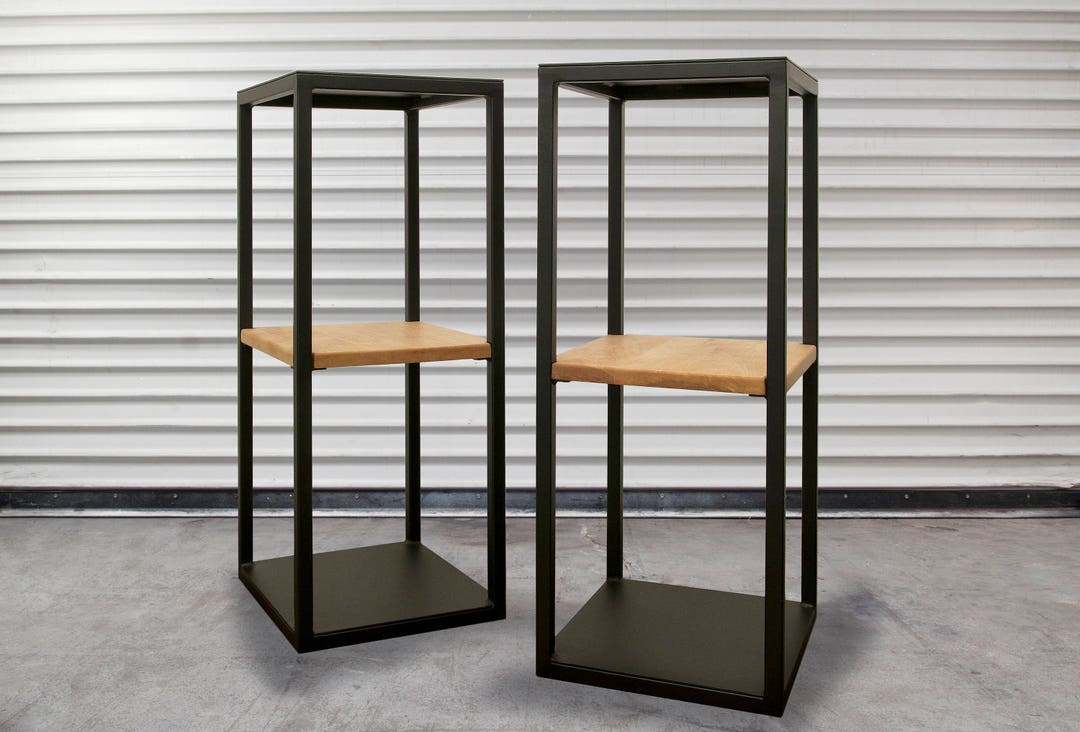 Metal Side Table, Square Metal Table, Square Small Table, Square Patio ...